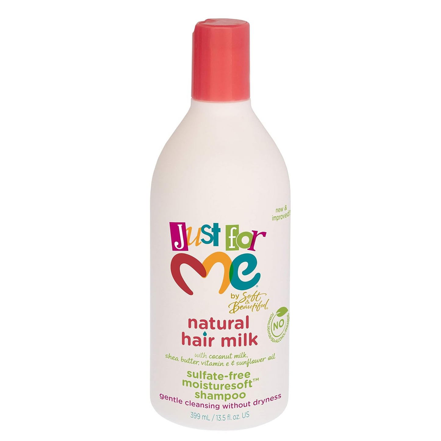 JUST FOR ME - Natural Hair Milk Sulfate-Free Moisture soft Shampoo, 13 ...